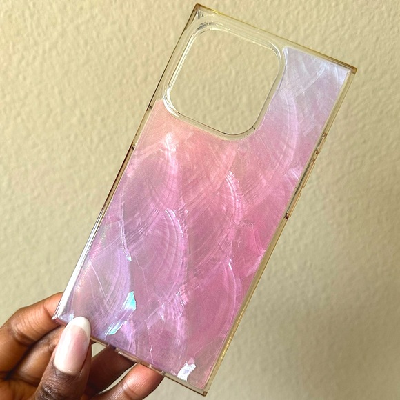 Cell Phones & Accessories | Flaunt Pink Mother Of Pearl Iphone Case ...